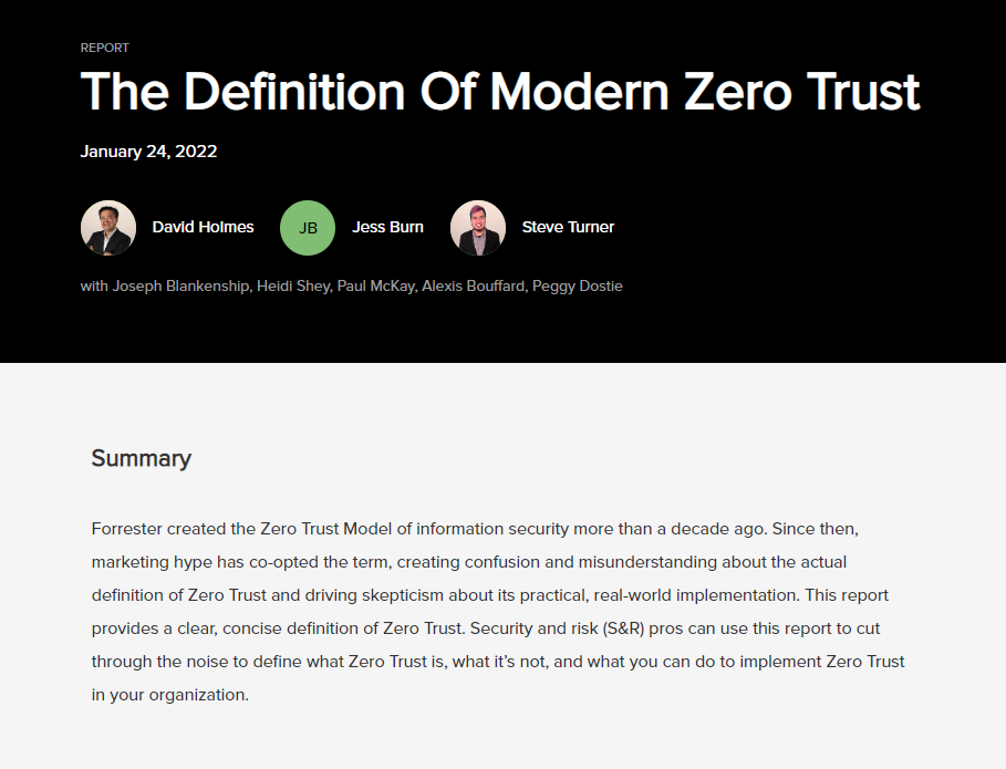 The Definition of Modern Zero Trust - DAK IT HUB GROUP The Definition of Modern Zero Trust - DAK IT HUB GROUP